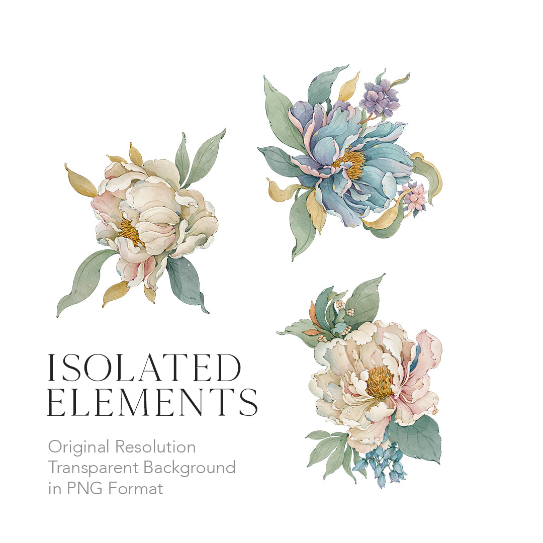 Peonies Seamless Pattern - 099 – Media Jamshidi