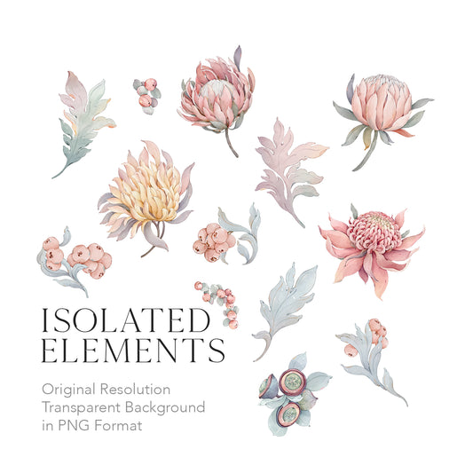 Australian Flowers Seamless Pattern - 106 – Media Jamshidi