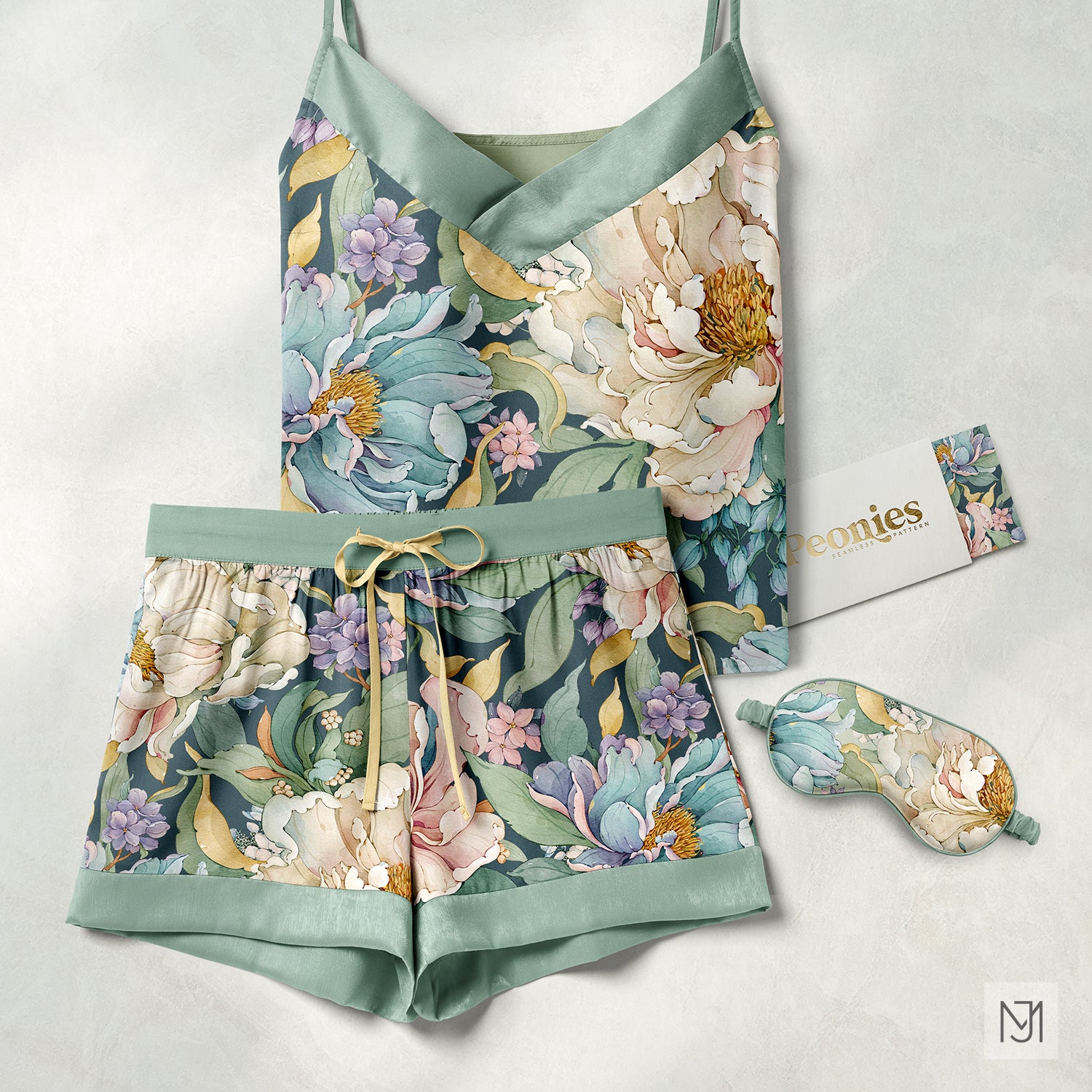 Peonies Seamless Pattern - 099 – Media Jamshidi