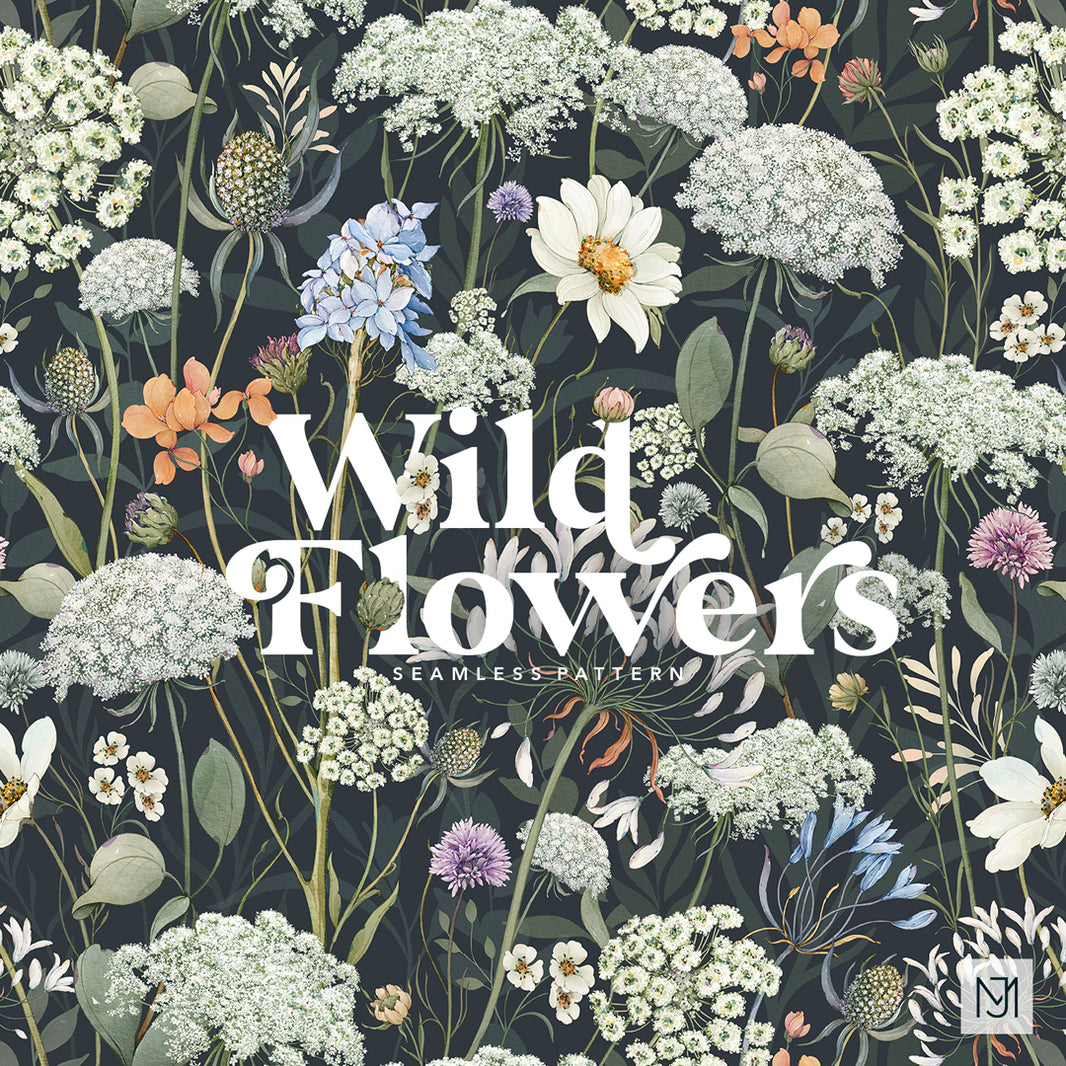 Wild Flowers Seamless Pattern - 108 – Media Jamshidi