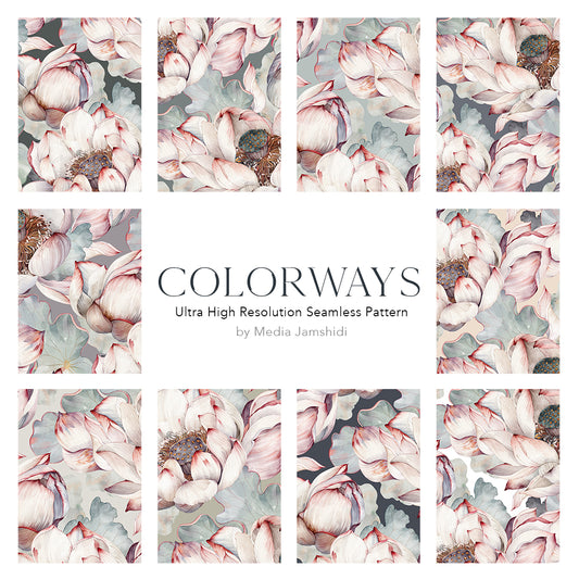Lotus Seamless Pattern - 113 – Media Jamshidi