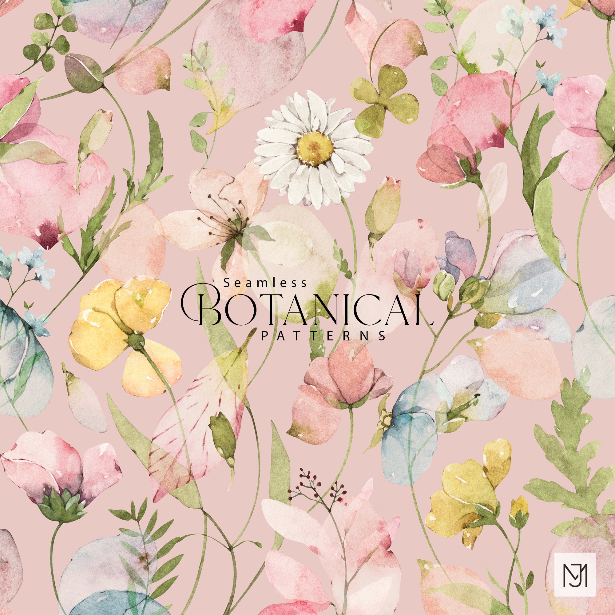 Botanical Seamless Pattern - 047 – Media Jamshidi