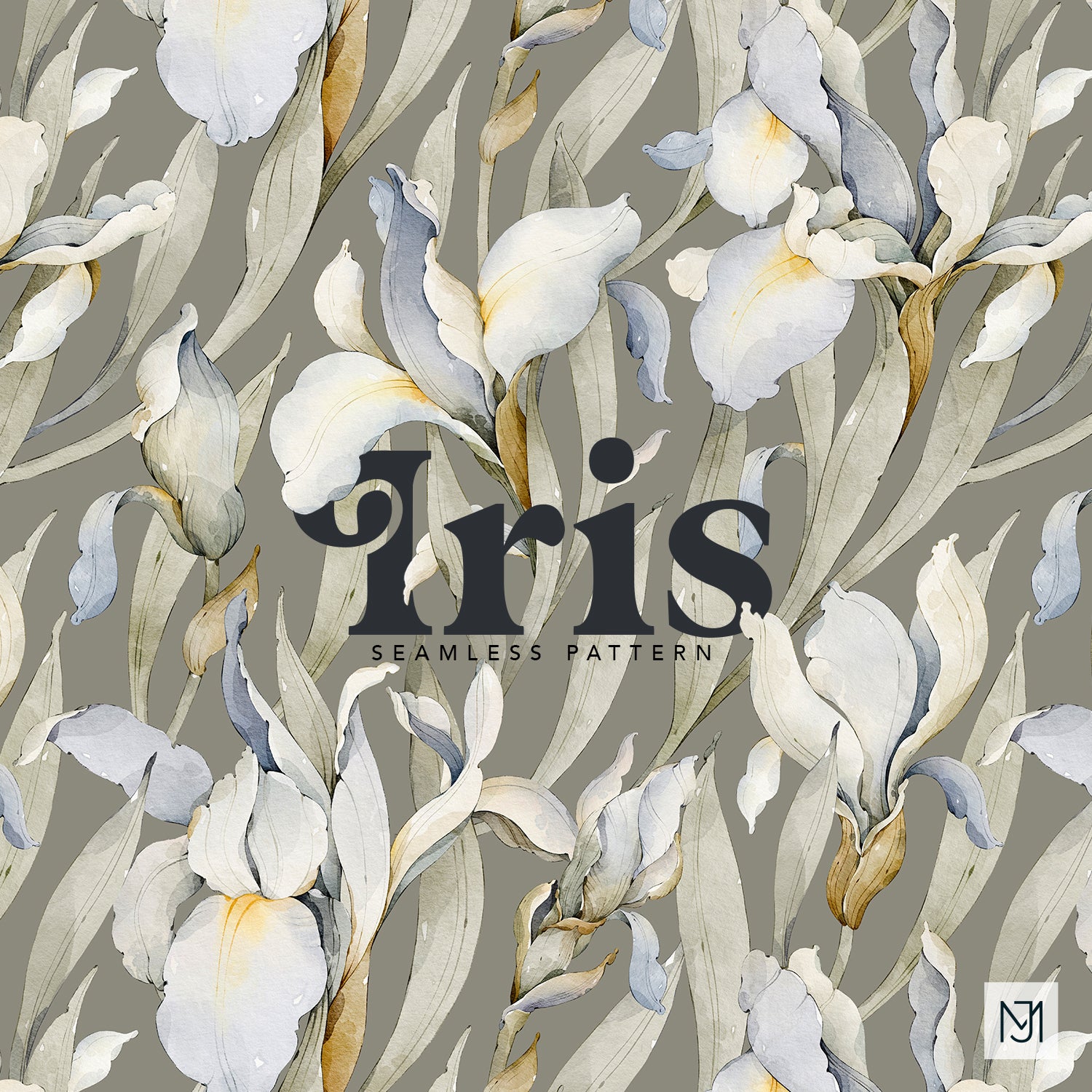 Iris Seamless Pattern - 094 – Media Jamshidi