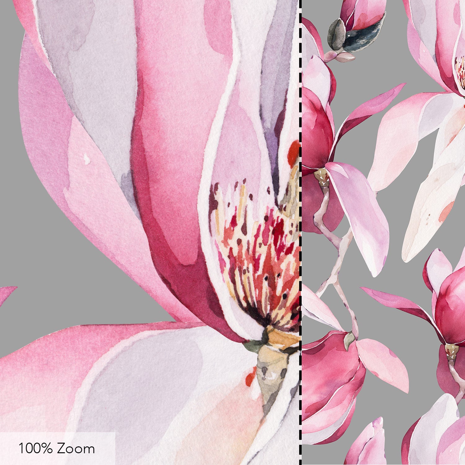 Magnolia Seamless Pattern - 028 – Media Jamshidi