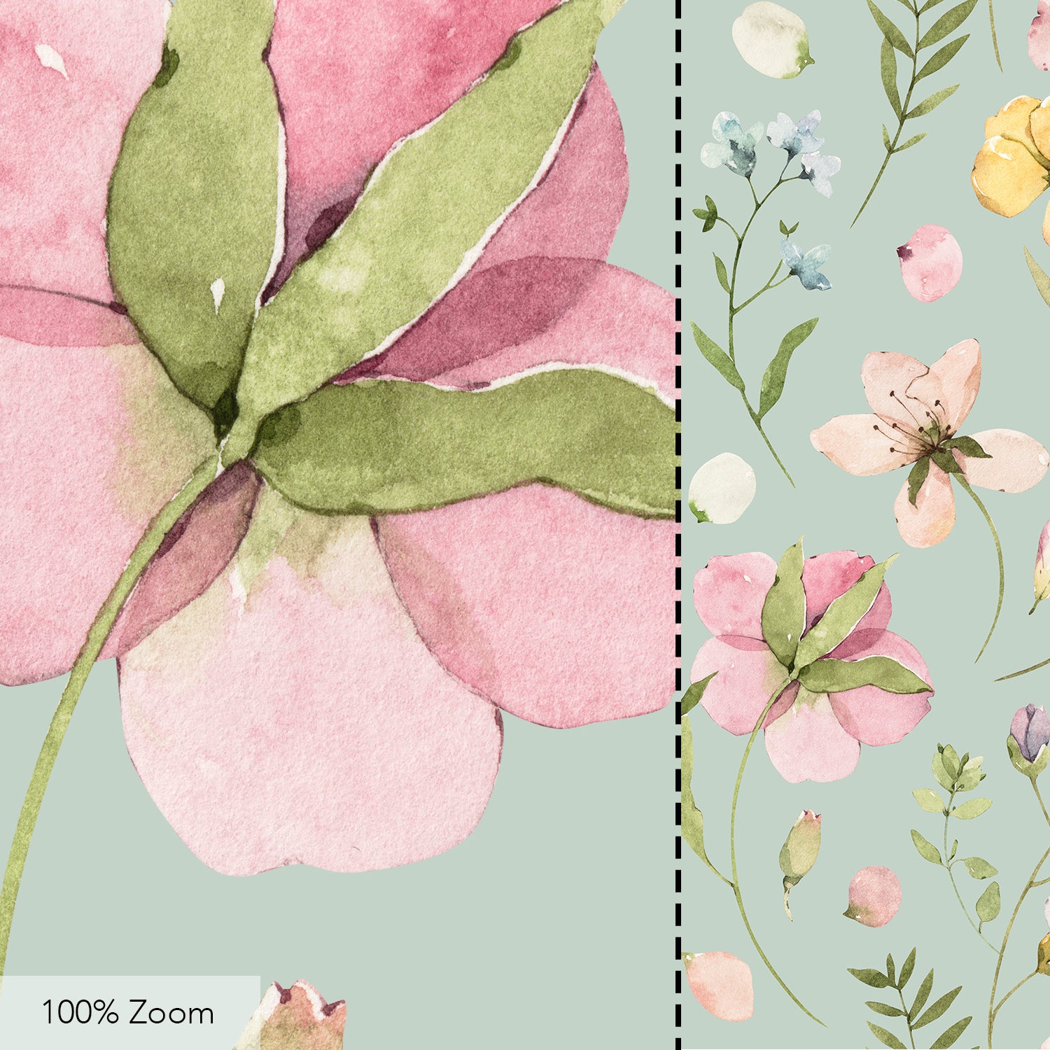 Pressed Flowers Seamless Pattern - 045 – Media Jamshidi