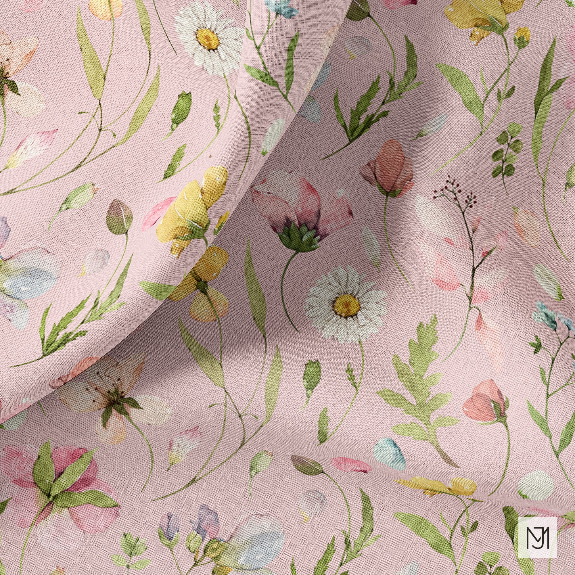 Pressed Flowers Seamless Pattern - 045 – Media Jamshidi