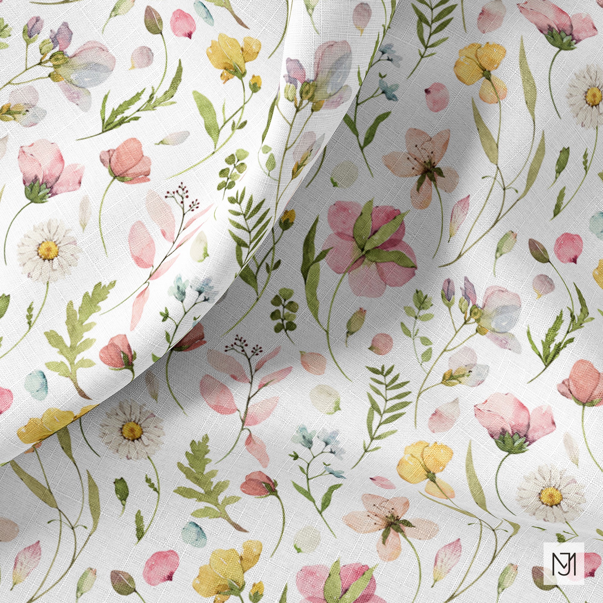 Pressed Flowers Seamless Pattern - 045 – Media Jamshidi