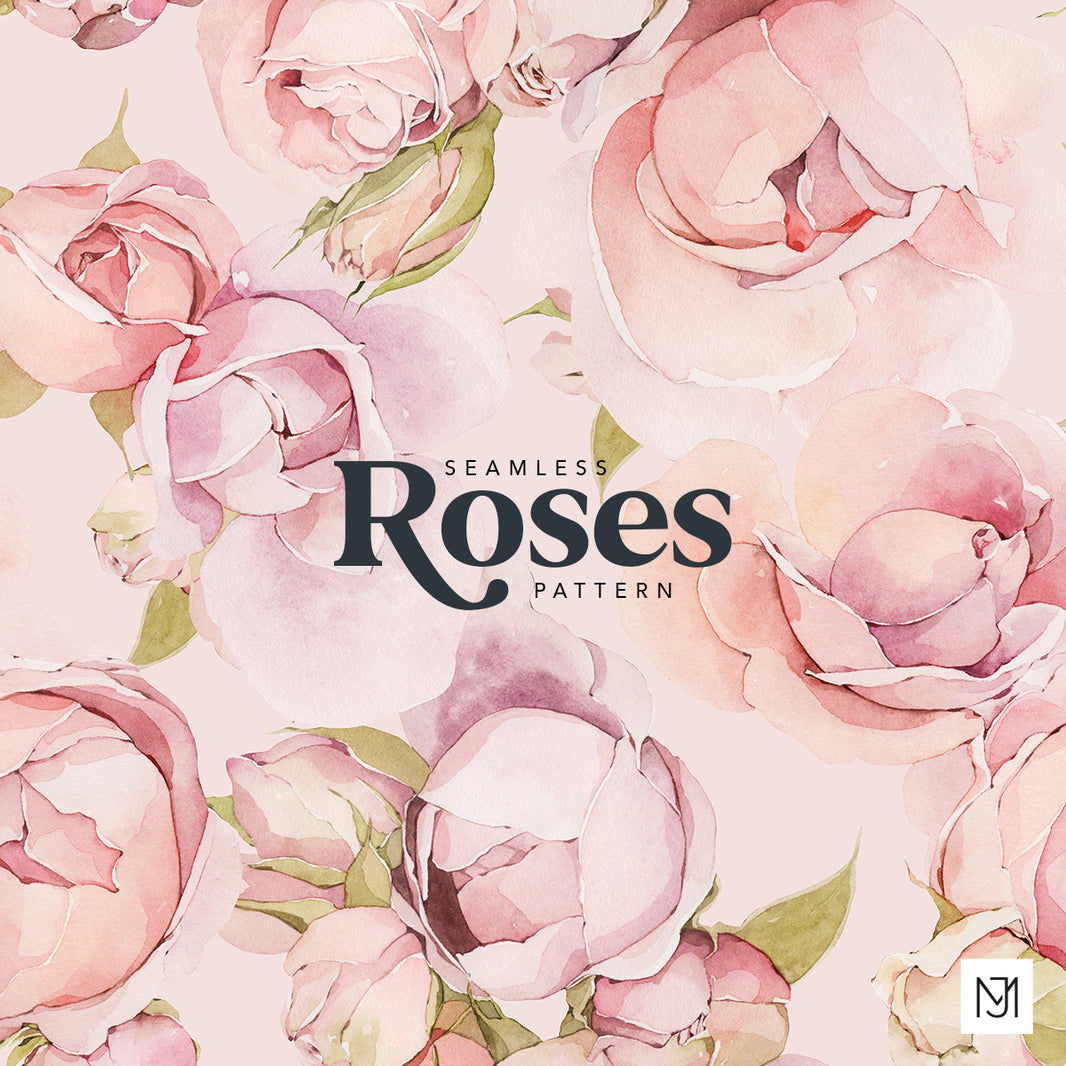 Roses Seamless Pattern - 035 – Media Jamshidi