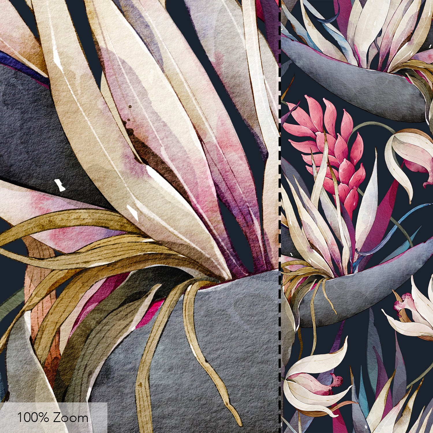 Tropical Seamless Pattern - 095 – Media Jamshidi